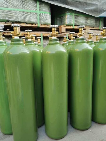 Quality ISO Tped High Pressure Seamless 40L Empty Medical Oxygen Gas Cylinder for Peru for sale