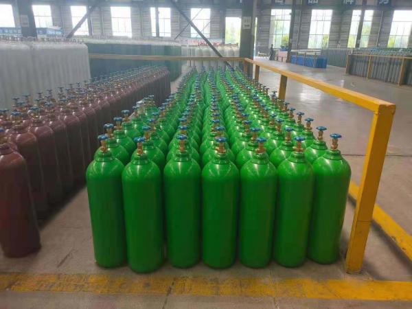 Quality ISO Tped High Pressure Seamless 40L Empty Medical Oxygen Gas Cylinder for Peru for sale
