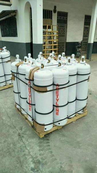Quality 10 Cu FT Mc Acetylene Steel Gas Cylinder with Cga 200 Valve Customized and for sale