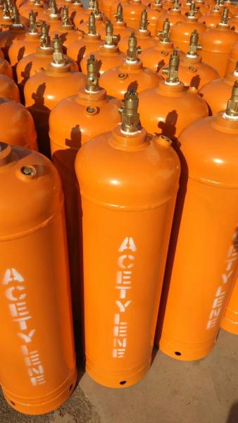 Quality 10 Cu FT Mc Acetylene Steel Gas Cylinder with Cga 200 Valve Customized and for sale