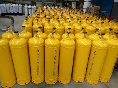 Quality 10 Cu FT Mc Acetylene Steel Gas Cylinder with Cga 200 Valve Customized and for sale