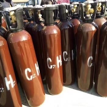 Quality 10 Cu FT Mc Acetylene Steel Gas Cylinder with Cga 200 Valve Customized and for sale