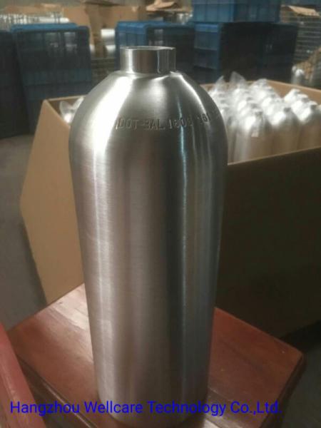 Quality Polished DOT ISO Standard Aluminum Gas CO2 Cylinder for Beverage in T3 T8 Temper for sale