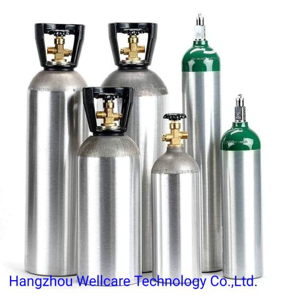 Quality Polished DOT ISO Standard Aluminum Gas CO2 Cylinder for Beverage in T3 T8 Temper for sale