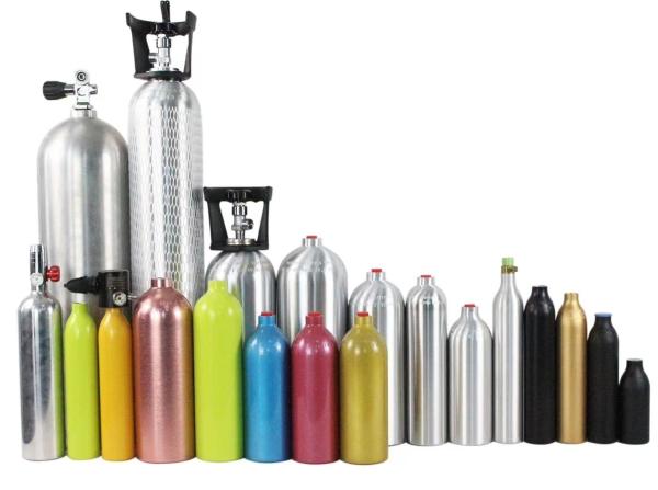 Quality Gas Tank Container Gas Station Seamless Steel Cylinder Aluminum Cylinder for sale