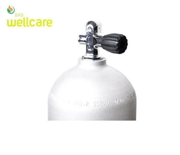 Quality Carbon Dioxide Gas Storage 12L Carbon Fiber Cylinder 300 Bar Pressure and Large for sale