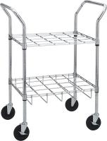 Quality Wellcare Medical Oxygen Cylinder Cart, Chrome, 12 Cylinder for sale