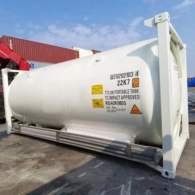 Quality 5-200 M3 0.8 MPa 20FT Cryogenic Liquid ISO Tank Container Liquid Nitrogen/Oxygen for sale
