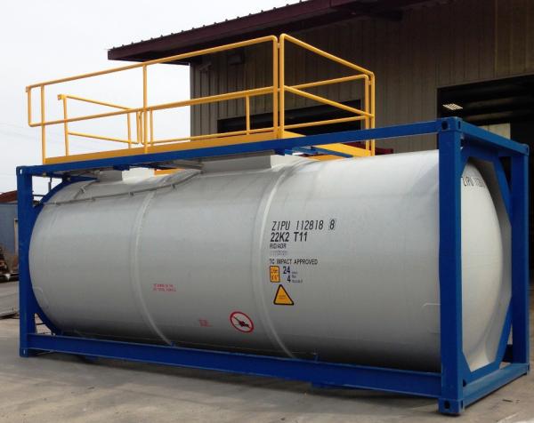 Quality Cryogenic Liquefied Gas LNG Lco2 Ln2 Lo2 Lar Ethylene Un T75 40FT ISO Tank for sale