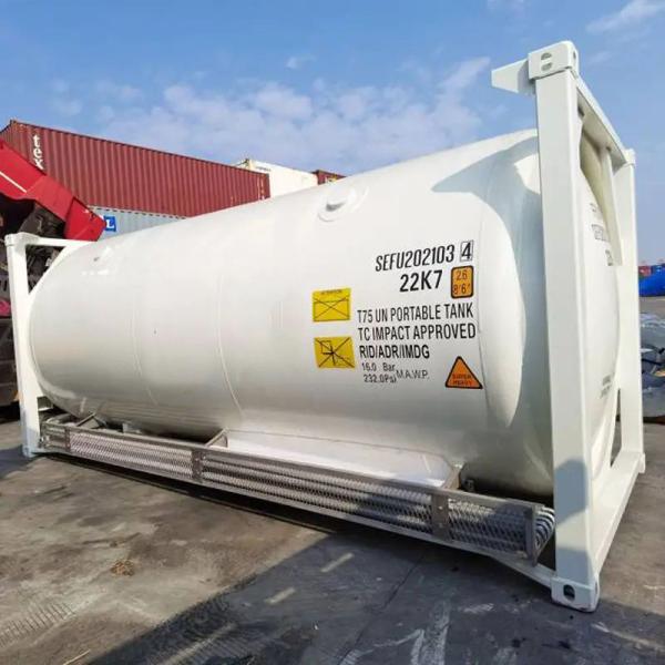 Quality Un T50 40FT ISO Tank Container for Compressed Liquefied Gas LPG Chlorine Ammonia for sale