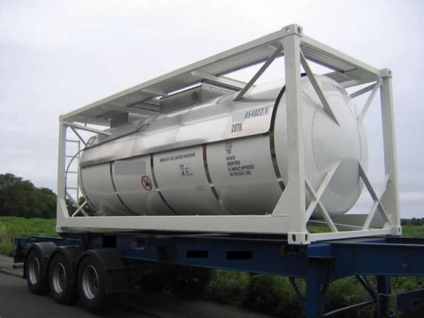 Quality ISO Oil Storage Tank Container Fuel Tanks Carbon Steel / Stainless Steel Oil / Water Storage Tank for sale