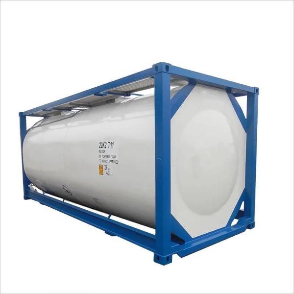 Quality T75 Un Portable Cryogenic GB/ASME 40FT LNG ISO Tank Container Stainless Steel for sale