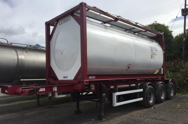 Quality Un Portable T4 ASME Standard Lr Certified 20FT ISO Fuel Tank Container for for sale