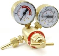 Quality Weld Acetylene Regulator Welding Gas Gauges Cga-200 Rear Inlet with 9/16"-18 Outlet and Hose Connector for sale