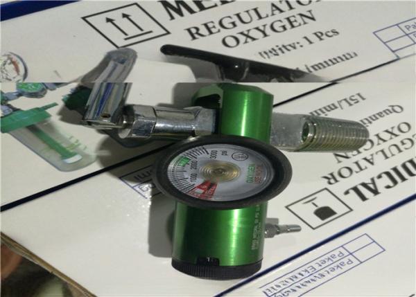 Quality Mini Oxygen Regulator with Aluminum Material 0-8 Lpm CGA 540 Connector Brass for sale