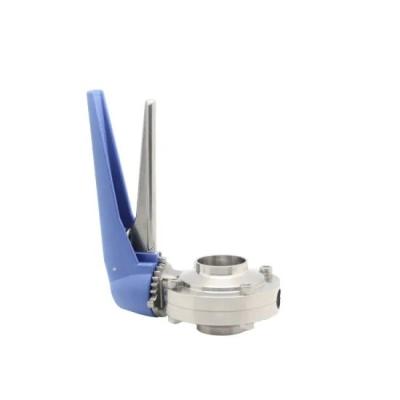 China Válvula de borboleta higiênica braçadeira sanitária dos SS 316L DN250 da tri à venda