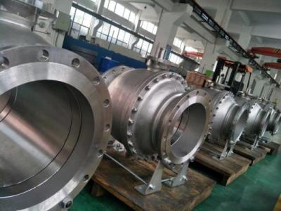 Cina Valvola a sfera messa molle di acciaio al carbonio BS5351 Turnnion in vendita