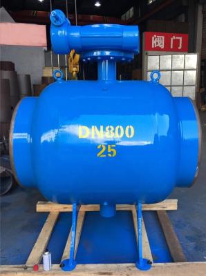 Cina DN1200 valvola a sfera puntigliosa, valvola a sfera completamente saldata dell'orecchione per gas in vendita