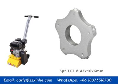 Китай Высококачественные 5-точечные карбидные фрезы TCT для 8-дюймовой электрической самоходной скарификаторной бритвы Установка скарифицирующего барабана продается