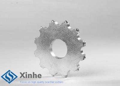 China 12 Points/Tips TCT Carbide Cutter Scarifier Tool Part Floor Concrete Scarifier for sale