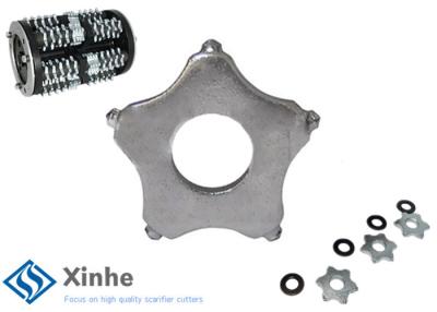 China Concrete Floor Planers Parts 5 Point Pentegonal Flails For Trelawny Milling Machines for sale