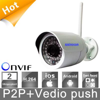 Cina videocamere di sicurezza senza fili del CCTV/ufficio della videocamera di sicurezza del IP di 1.0MP H.264 con il P2P/video spinta in vendita