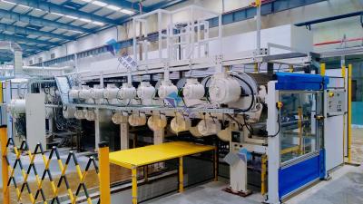 China Linha de montagem automatizada de alto desempenho para produção de filmes BOPP 8700mm Largura 450m/min Velocidade 33000T/Y Produção de saída à venda