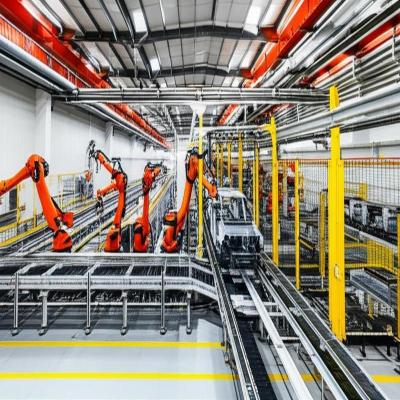 China Streamlined Automotive Assembly Line with Compact Footprint and 15-25M3 Processing Flows for sale