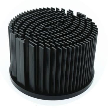 China diameter 48mm to 130mm black anodized Forging AL1070 LED downlight  heatsink dissipated 7W-200W for sale