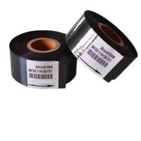 China Black 30mm width date coding foil Supplier hot stamping ribbon for HP241b coding machine hot coding foil for sale