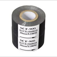 China Black gold silver scf-900 date coding ribbon 30mmx100m type date batch number printing hot coding foil tape for sale