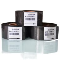 China Black 30mm width 100M length hot stamp coding foil for packaging machine for sale