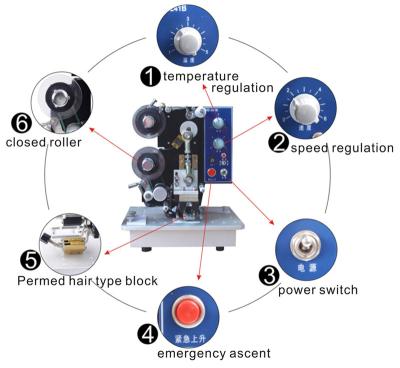 China H-241B Hot Foil Stamp Coder/Code Printing Machine/Hot Stamp Ribbon Printer for sale