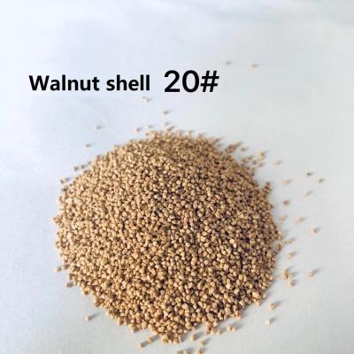 China 45# Best Quality Walnut Shell as Filter Media for Water Treatment vibratory polishing media for sale