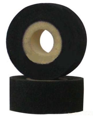 China Black 25mm width 120M batch coding machine ribbon hot stamping foil for sale