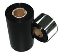 China Black 25mm width 120M batch coding machine ribbon hot stamping foil for sale