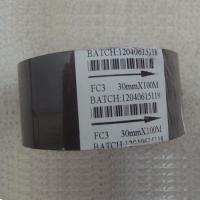China 30mm * 100m Black hot stamping foil for coding machine for sale