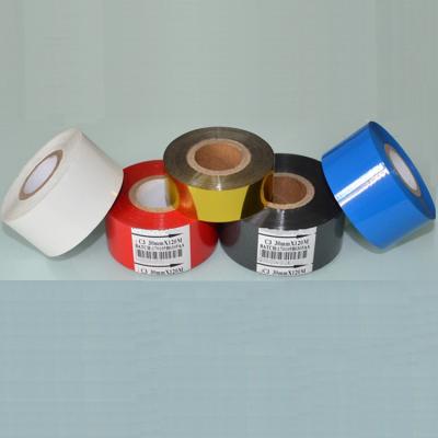 China Colored 8mm*1000m Traverse Wound Cable /PE Pipe Marking Tape ribbon for sale