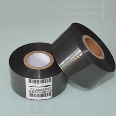 China 30mm * 100m Black hot stamping foil for coding machine for sale
