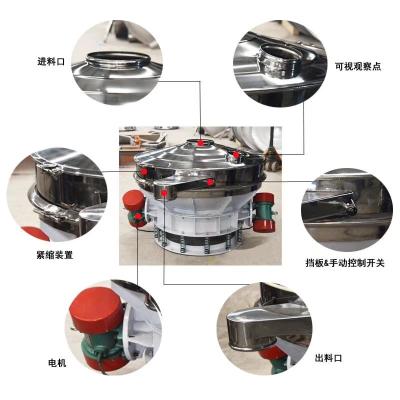China High Frequency Round Multi Deck Rotary High output grading gyratory tumbler screen vibrating seive for sale