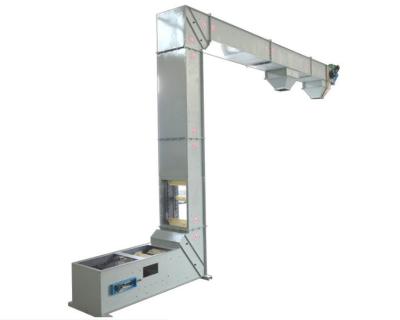 China Stainless steel automatic chain food bucket z elevator conveyor 6 liter pellets for sale