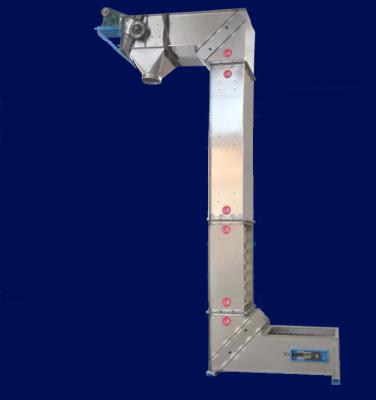 China Z type portable bucket elevator for packing machine for sale