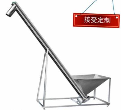 China Inclining Conveyor Structure and Heat Resistant Material Feature Hopper screw conveyor for sale