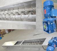 China High performance machine shaftless screw conveyor with screw blade for sale