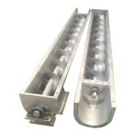 China High performance machine shaftless screw conveyor with screw blade for sale