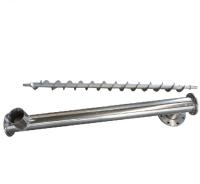 China High performance machine shaftless screw conveyor with screw blade for sale