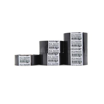 China FC3 30mm*100m black date coding foil/ date coding ribbon/ hot coding ribbon for date printing for sale