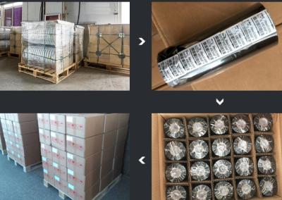 China FC3 30mm*100m black date coding foil/ date coding ribbon/ hot coding ribbon for date printing for sale