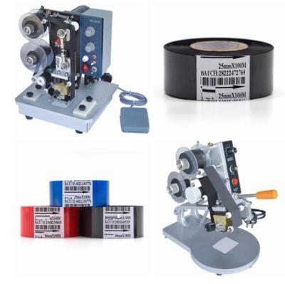 China FC3 30mm*100m black date coding foil/ date coding ribbon/ hot coding ribbon for date printing for sale