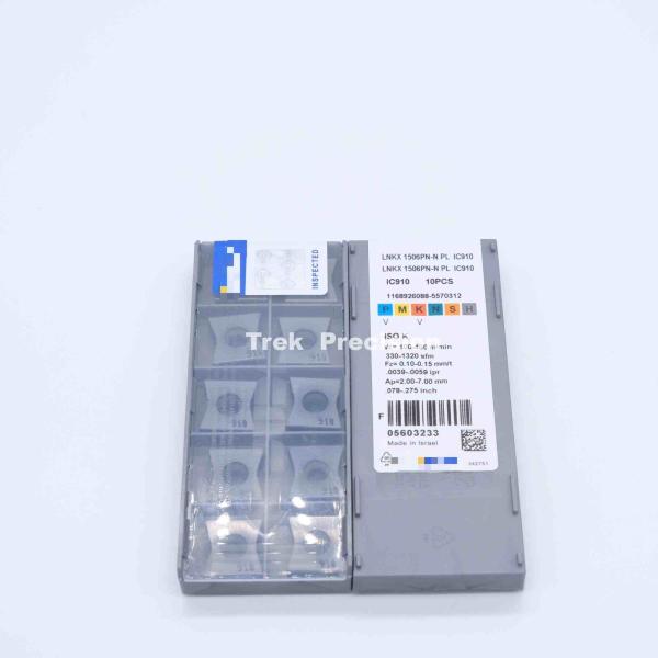 Quality LNKX1506PN-N PL IC910 Indexable Iscar Milling Insert 90HRA For Steel Machining for sale